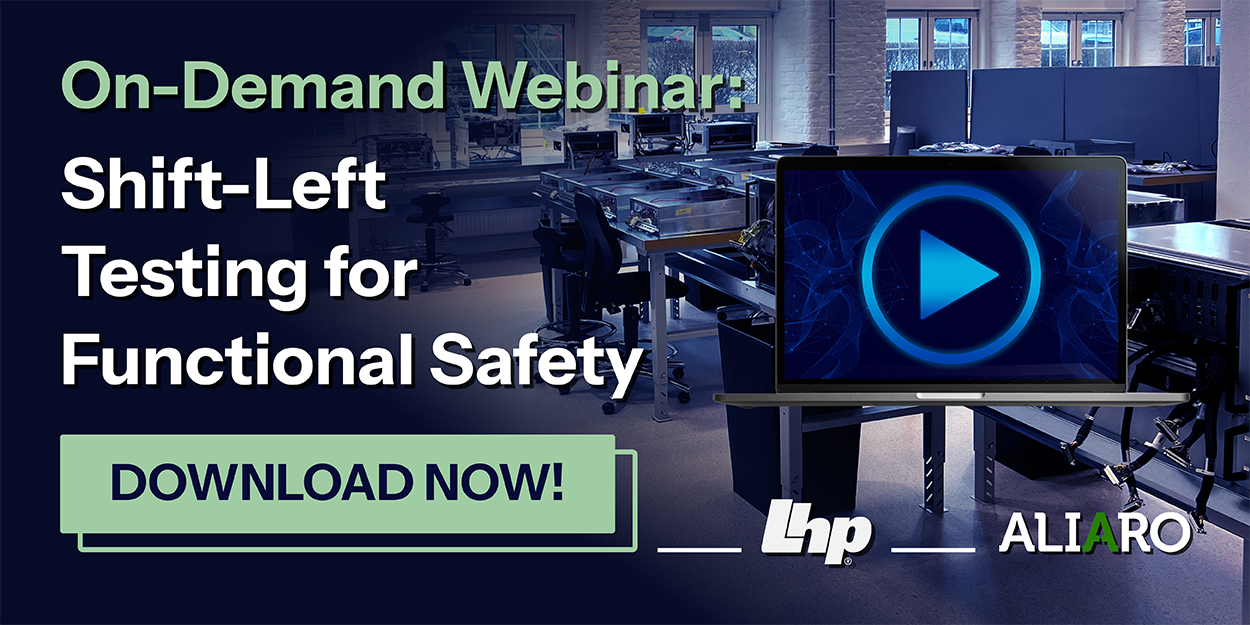 On-Demand Webinar | Shift-Left Testing for Functional Safety